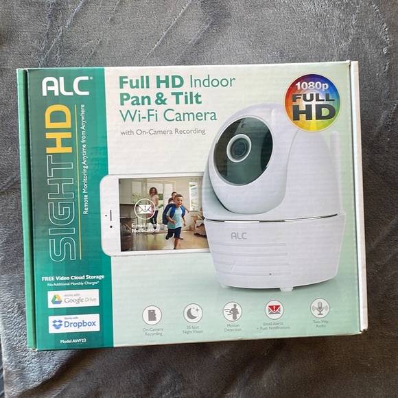 A.L.C. | Cameras, Photo & Video | Alc Full Hd Indoor Pantilt Wifi Camera 80 Full Hd | Poshmark